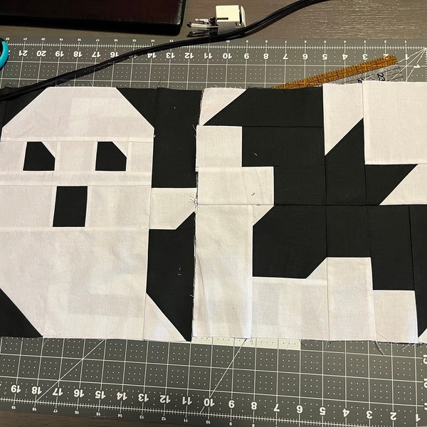 PDF Halloween Quilt Pattern - Bat Quilt Pattern - Etsy