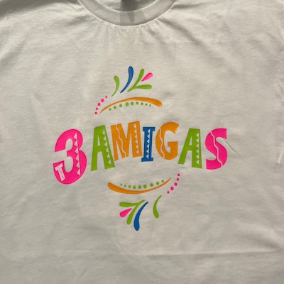 Three Amigas Fiesta Party Sign Svg Art 3 Amigas Sign Svg Cut Files 3 ...