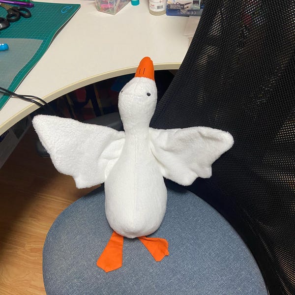 Goose Soft Toy Sewing Pattern, Instant Download PDF Format, Step by ...