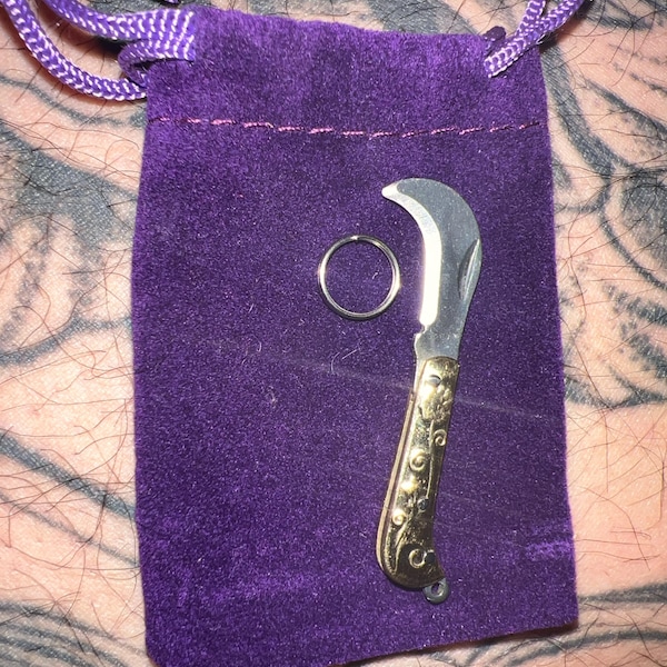 Itsy~bitsy~teeny~weeny Boline-real-metal Witches Herb Boline-ask to ...