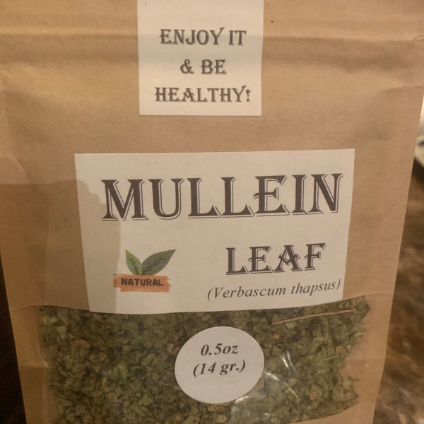 Mullein Leaf Tea | Mullein Leaf | C/s (verbascum Thapsus) | Dried ...