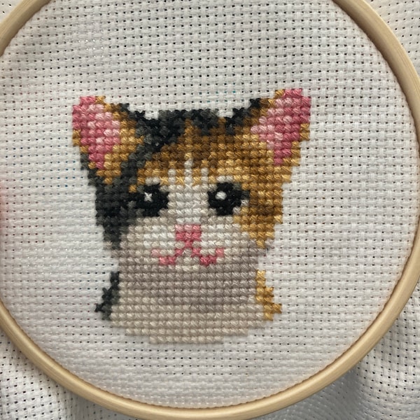 Calico Cat Bundle Cross Stitch Pattern PDF - Calico Cat Embroidery ...