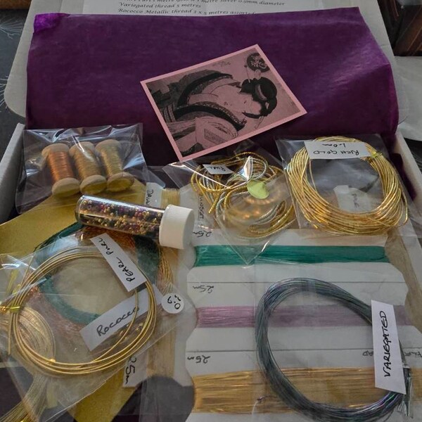 Japanese Gold Threads. A Medley of Goldwork Materials for Embroiderers ...