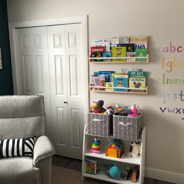 Original Modular Montessori Shelf Made From Certified Wood, Toy Storage ...