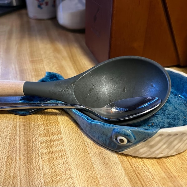 Whale Spoon Rest, Kitchen Gift, Kitchen Decor, Weird Spoon Rest, Fish ...