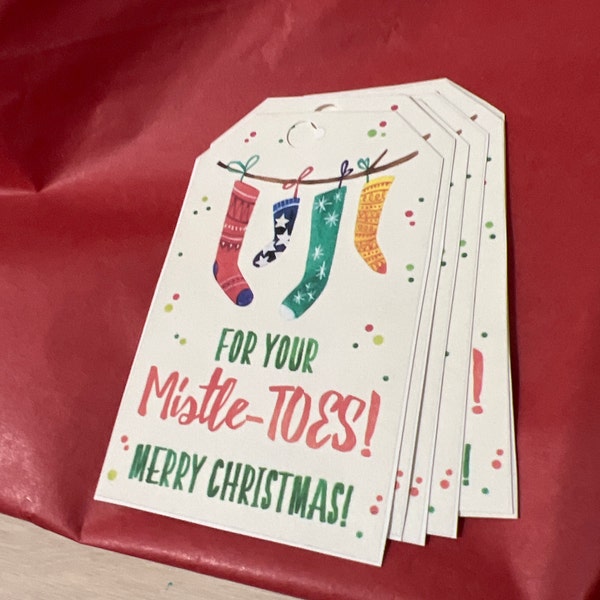 For Your Mistle-toes! Merry Christmas! Hanging Tag | Christmas Mani ...