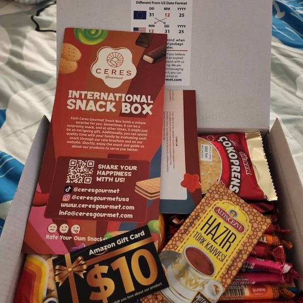 Exotic Snack Box Variety Pack, Premium Foreign Rare Snack Food Gifts ...