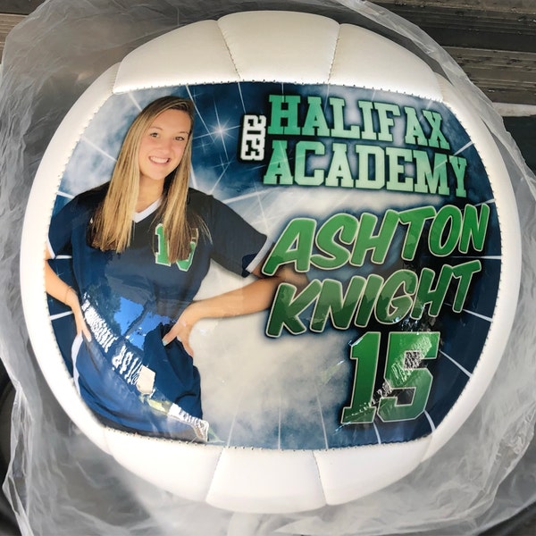 Custom Made Volleyball - High School Senior Gift, Senior Night ...