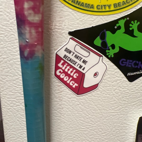 Little Cooler Vinyl Sticker, Vinyl Decal Sticker for Laptops, Cars ...