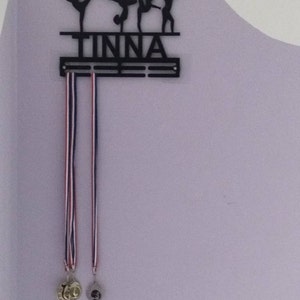 Custom Horse Ribbon Holder Medal Hanger Medal Holder With Name Display ...