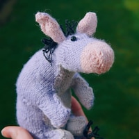 EEYORE English Knitting Pattern - Etsy Canada