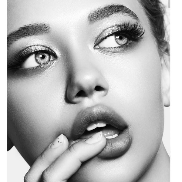 Blue Robot Girl Print Cyborg Girl Cybernetic Poster Futuristic ...