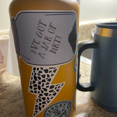 Ive Got a Jar of Dirt Vinyl Sticker Johnny DEPP Water Bottle, Car ...