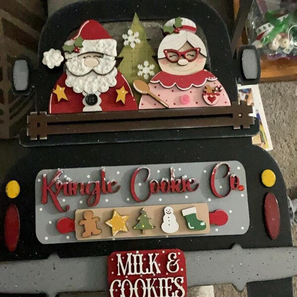 DIY Add-on Kringle Cookie Christmas Interchangeable Farmhouse Truck ...