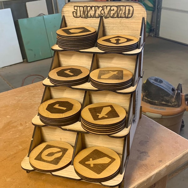 Keychain Display Stand Digital File , Laser Cut Files , Market Stall ...