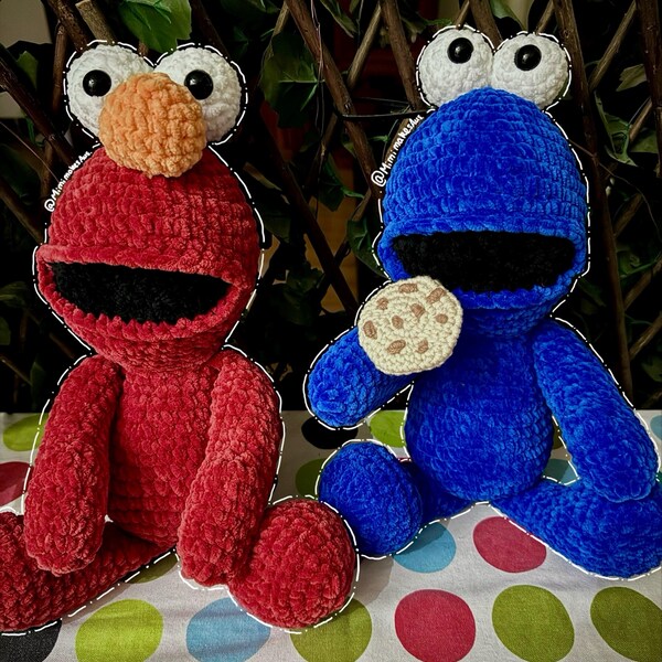 Crochet PDF Pattern: Monster Mates Bundle Special With Bonus Cookie ...