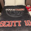Logo Photo Blanket, Sports Fleece Blanket, Personalized Stadium Team ...