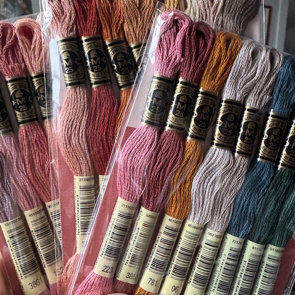 DMC Floss Bundle, Embroidery Thread Bundle, Embroidery Floss, DMC ...