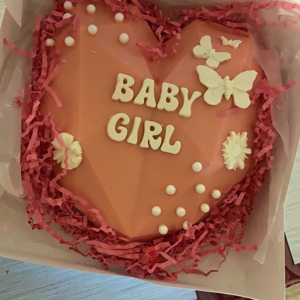 Birthday Breakable Chocolate Heart / Smash Cake Gift / Pinata Gift With ...