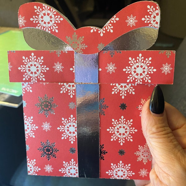 Present Gift Card Holder SVG| Gifts SVG | Gift Card Cut File | Birthday ...