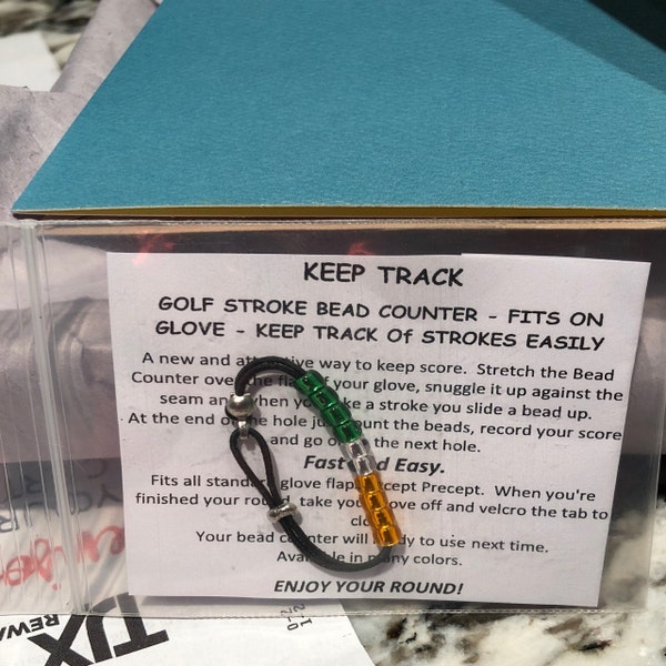 KEEP TRACK Golf Stroke Counter - Keep Track of Strokes Easily - New ...