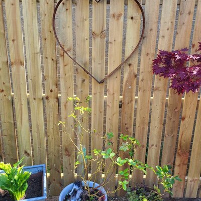 UK Rustic Garden Double Banded Sphere, Decoration Orb, Globe, Ball ...