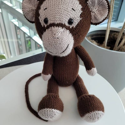 Monkey Knitting Pattern Toy Knitting Pattern - Etsy