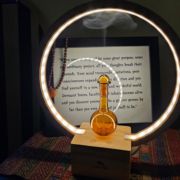 Black Walnut Cup Diffuser | Home Decor | Essential Oil | Rosewood/black ...