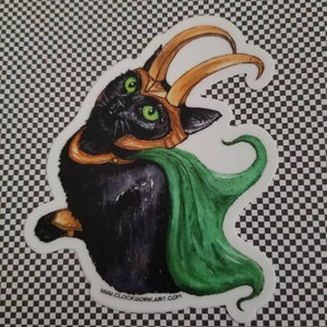 Vampire Kitten: Fine Art Watercolour Black Cat Print | Etsy