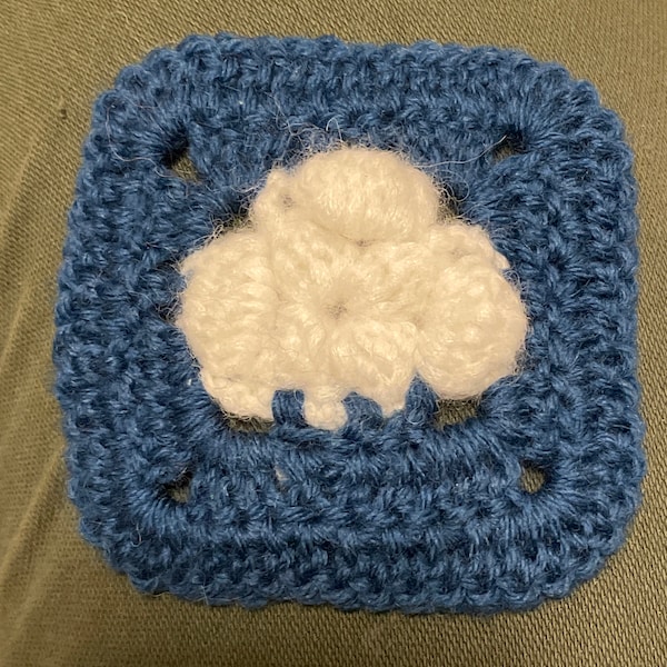 Cloud Granny Square Crochet Pattern (PDF Download) - Etsy