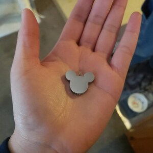 FIKA Mickey Mouse Cremation Ashes Remembrance Urn Pendant Necklace ...