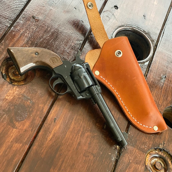 Revolver .22lr Holster Ruger Wrangler Heritage Rough Rider Hand Crafted ...