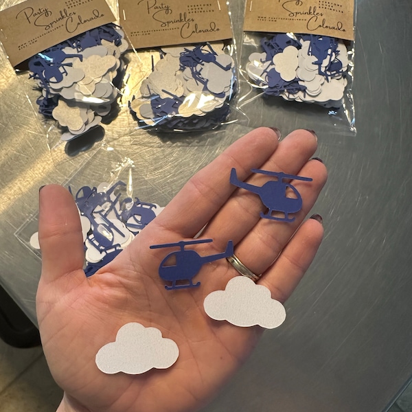 Airplane Gender Reveal Party Table Scatter Confetti Aviation Themed 200 ...