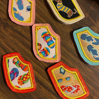 Corner Bookmark Applique 1, Embroidery Digital File, Instant Download ...