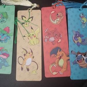 Pokemon Bookmarks // Charizard Bookmark Blastoise Venusaur - Etsy UK