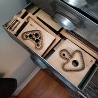 Wooden Die-cutting Clipboard Craft Knife Die Flower Wood Die YY252 is ...