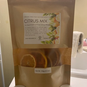 Dried Citrus Wheels in Small Boxes - Etsy