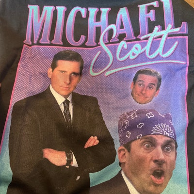 Michael Scott Homage T-shirt Tee Top US Office TV Show Retro 90's ...
