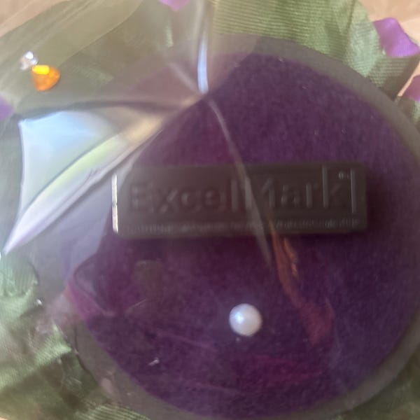 African Violet Corsage// DST African Violet Flower Pin//purple Flower ...