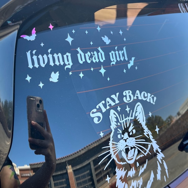 Don't Park Too Close Decal - Funny Car Decal, Car Window Decal Sticker ...