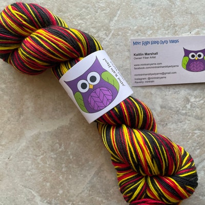 Hocus Pocus Hand Dyed Yarn - Etsy