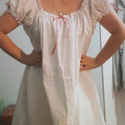 Chemise Shift Historical Underwear Swiss Dot Under Gown Marie ...