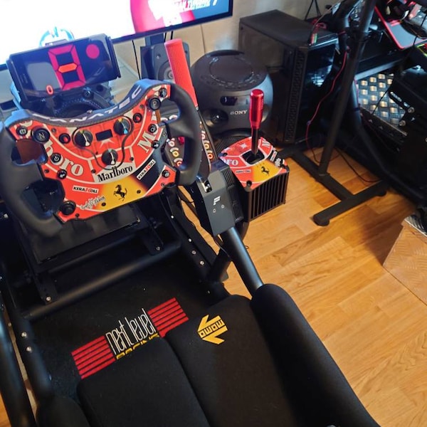 Popsracer 8020 Sim Racing Piston Connecting Rod Cup & Headphone Holder ...