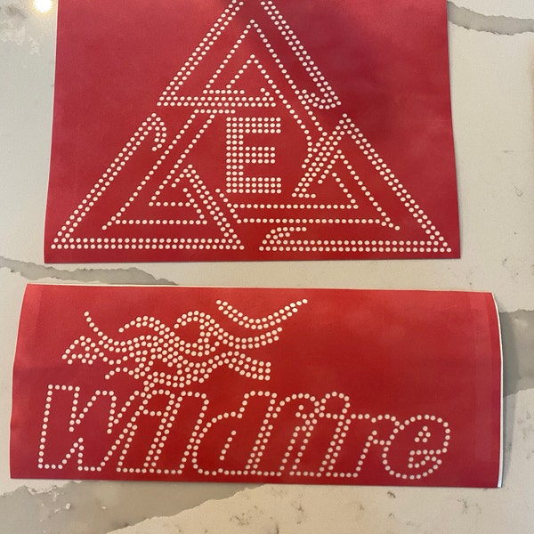 Rock It Rhinestone Stencil Flock - Rhinestone Template Material to ...