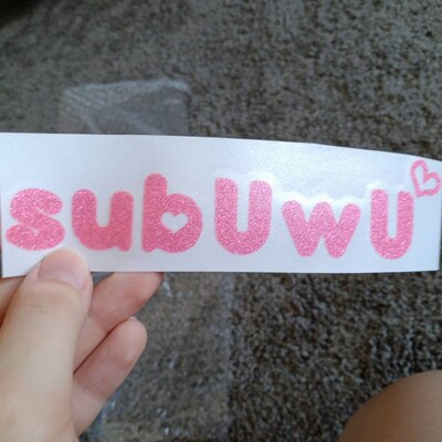 SUBUWU JDM Kawaii Car Decal Vinyl Sticker - Etsy