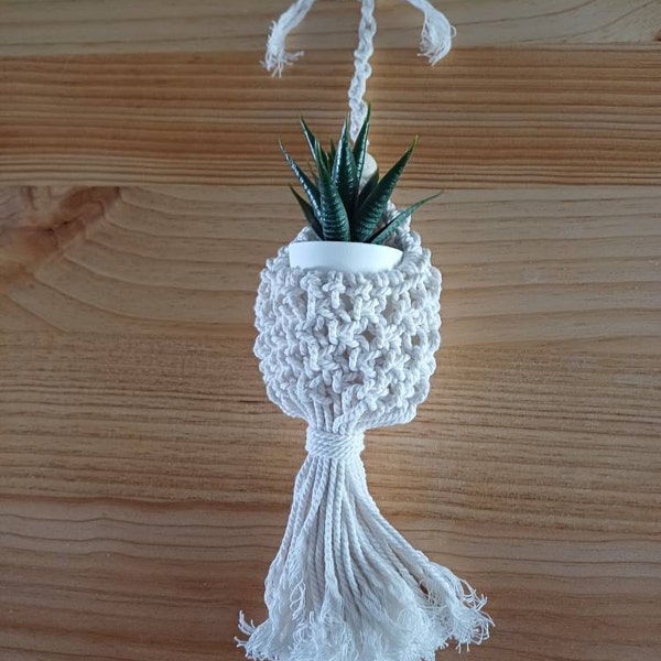 Macrame Leaf Pattern PDF Tutorial • DIY Feather Wall Hanging for ...