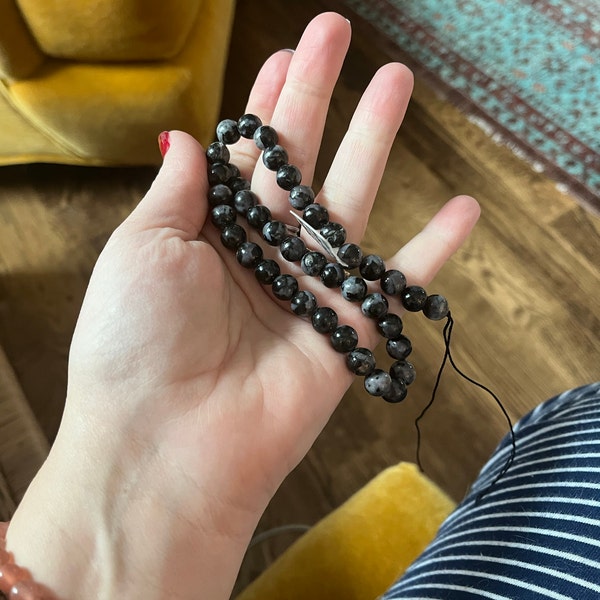 AAA Indigo Gabbro 4mm 6mm 8mm 10mm Round Beads Aka Mystic Merlinite 15. ...