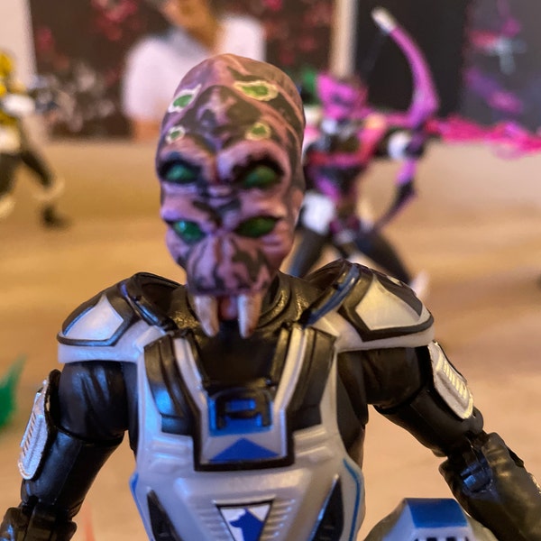 Power Rangers SPD A-squad Blue Custom Beevor Head - Etsy