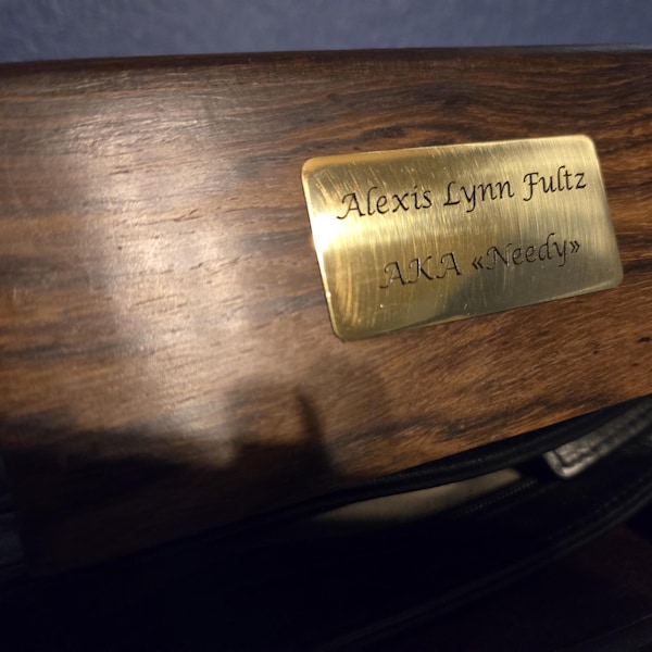 Brass Name Plate, Metal Name Plate, Brass Plaque, Pet Memorial Plate ...