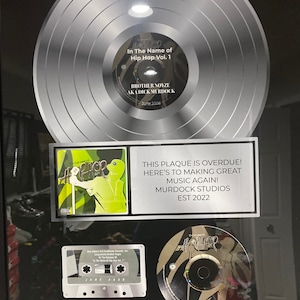 Personalized Plaque Custom Plaque Vinyl Record Plaque - Etsy